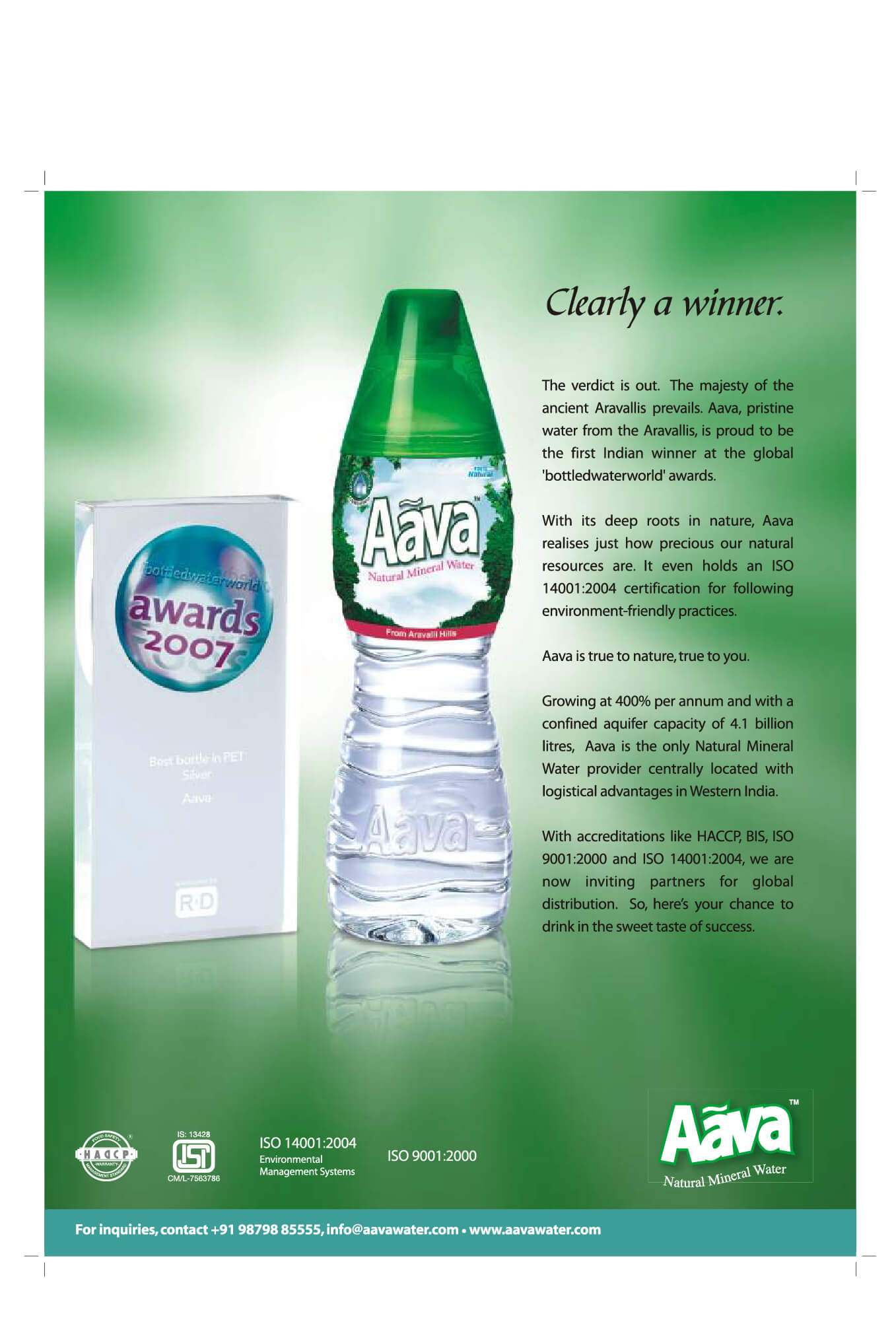 Aava. True to you. True to nature